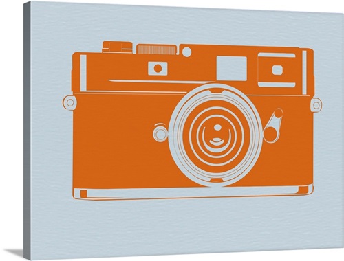 Orange Camera | Great Big Canvas