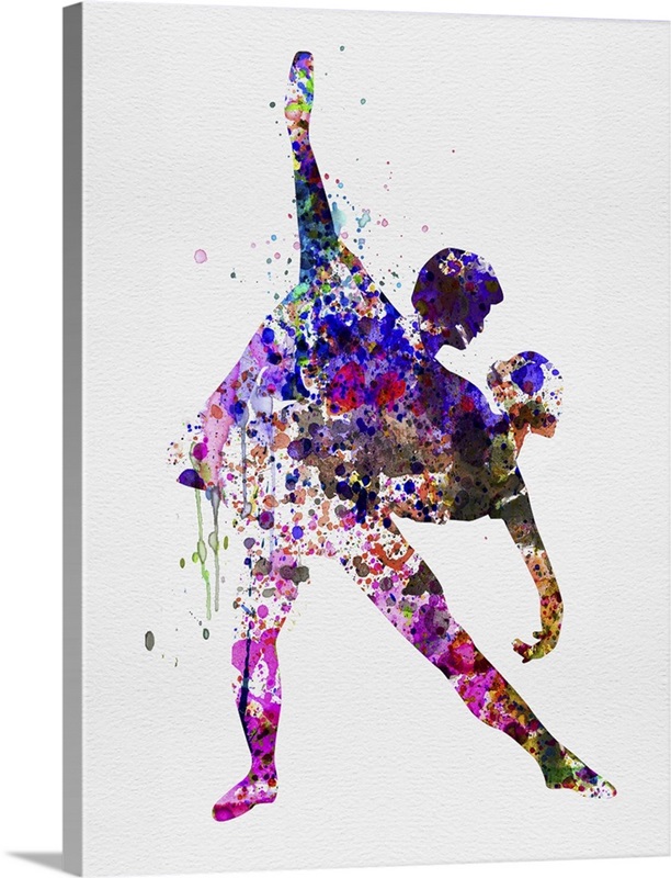 Romantic Ballet Watercolor IV | Great Big Canvas