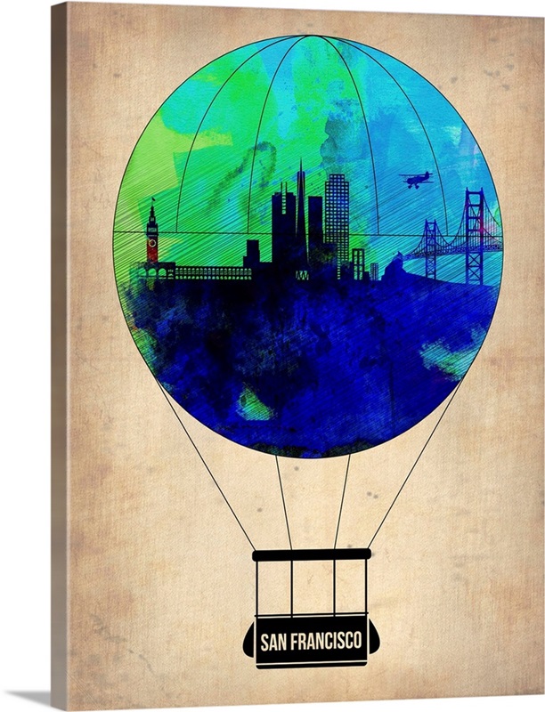 San Francisco Air Balloon | Great Big Canvas