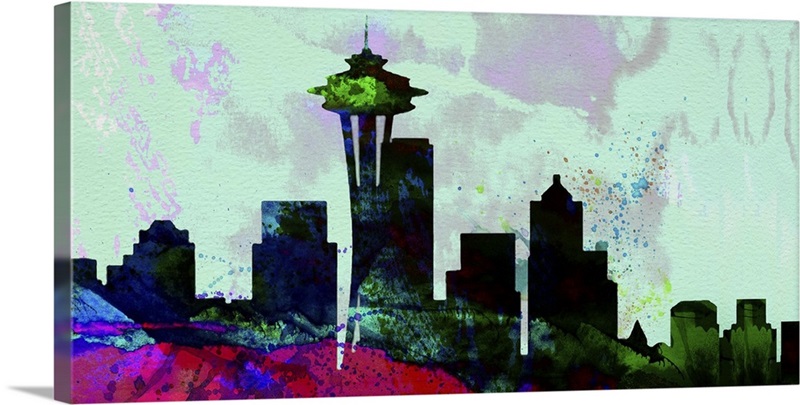Seattle City Skyline | Great Big Canvas