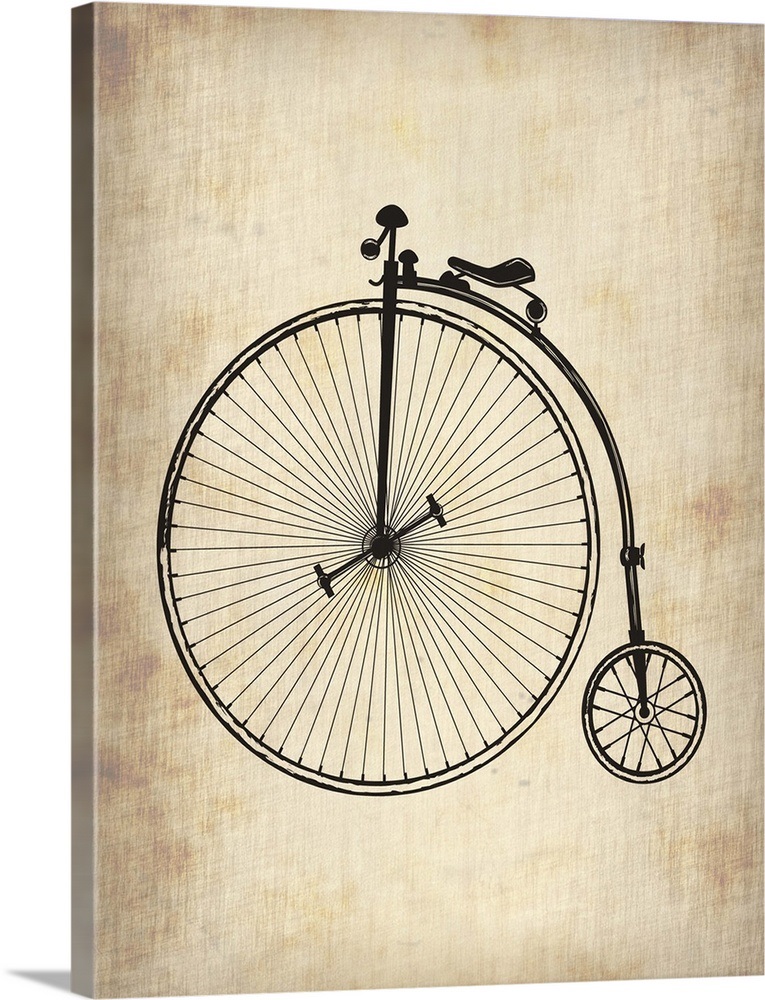 Vintage Bicycle Wall Art, Canvas Prints, Framed Prints, Wall Peels ...