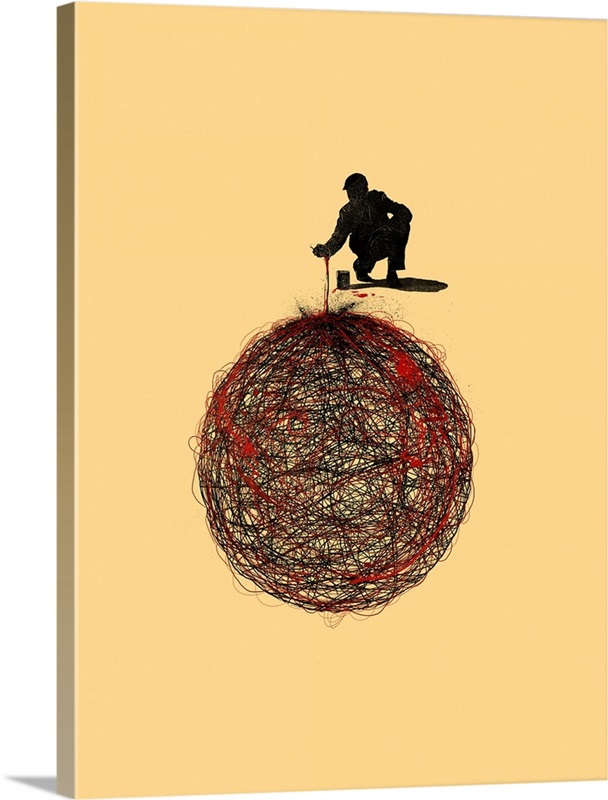 Abstract Connection Wall Art, Canvas Prints, Framed Prints, Wall Peels ...