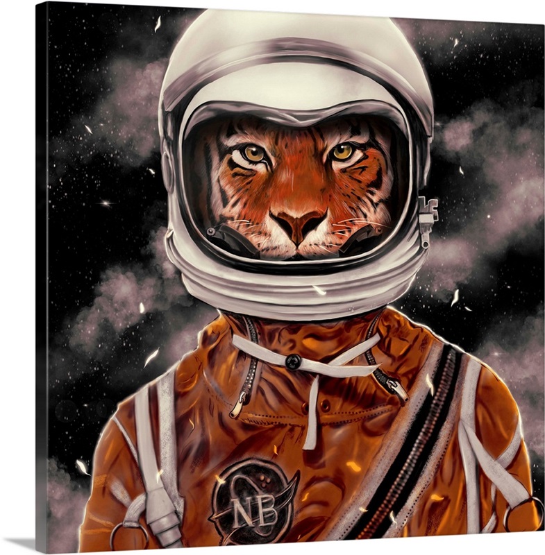 Astro Tiger | Great Big Canvas
