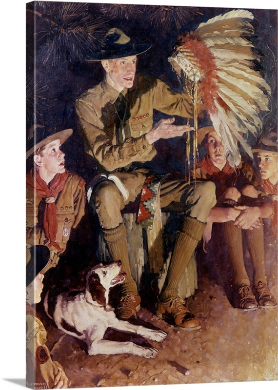 The Campfire Story | Great Big Canvas