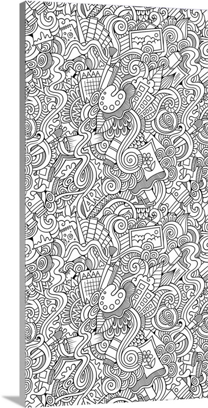 Art Doodle Wall Art, Canvas Prints, Framed Prints, Wall Peels | Great ...