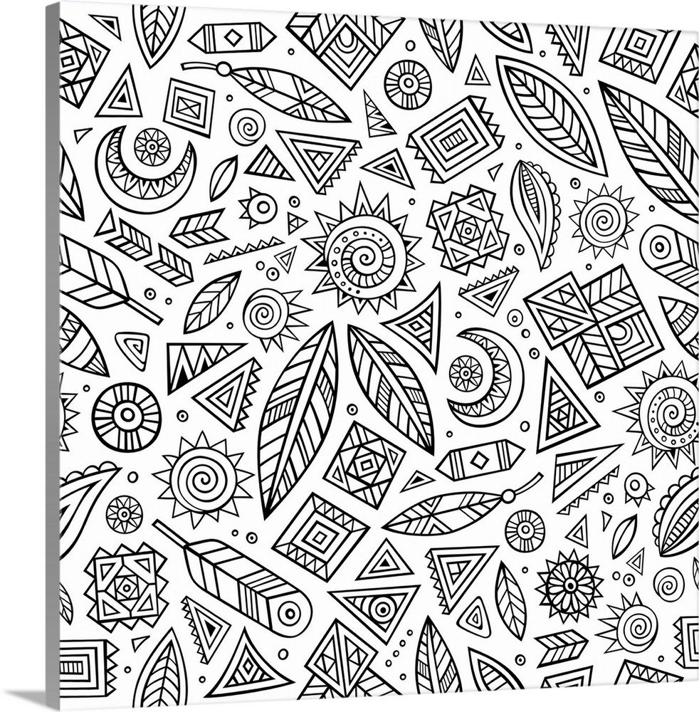 Native Design I Wall Art, Canvas Prints, Framed Prints, Wall Peels ...