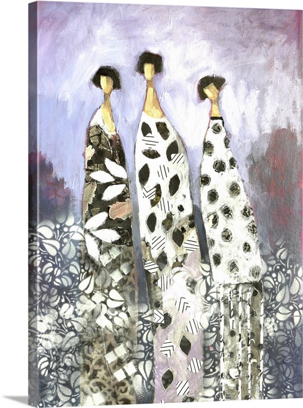 Distant Figures Night | Great Big Canvas