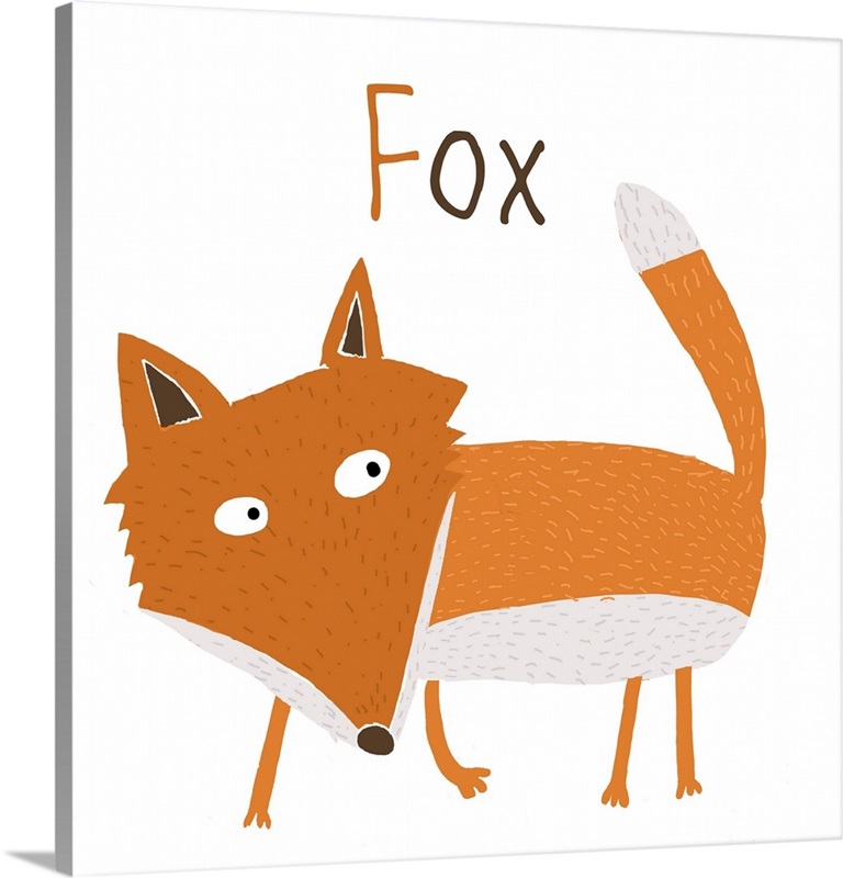 F for Fox | Great Big Canvas
