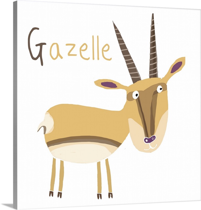 G for Gazelle | Great Big Canvas