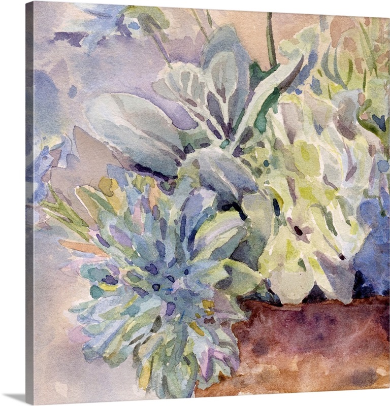 Periwinkle Bluish Hydrangeas III | Great Big Canvas