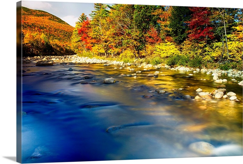 Blue Water in Fall | Great Big Canvas