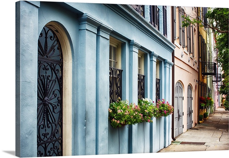 Charleston Street Colors, South Carolina | Great Big Canvas