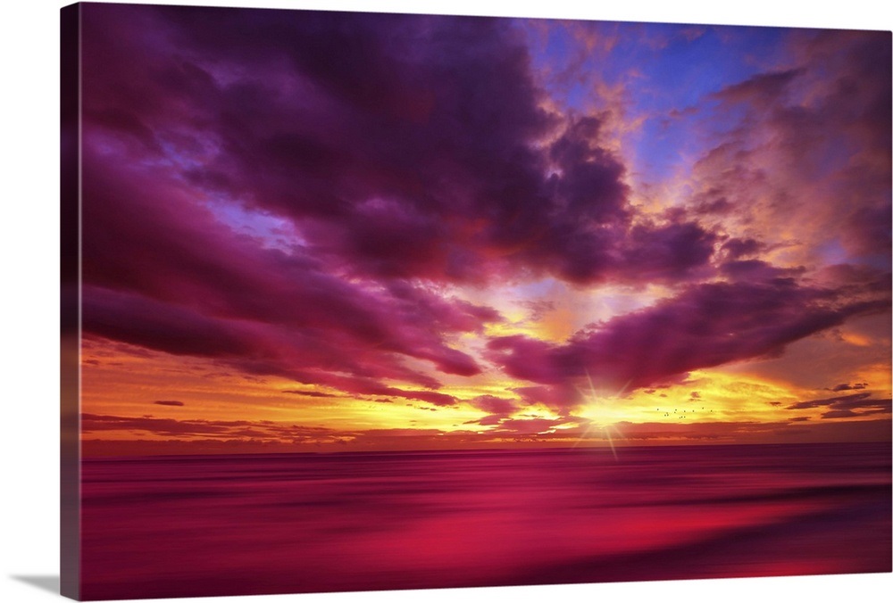 Colorful Sunset Wall Art, Canvas Prints, Framed Prints, Wall Peels ...
