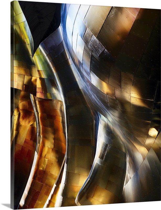 Flowing Metal Shapes | Great Big Canvas