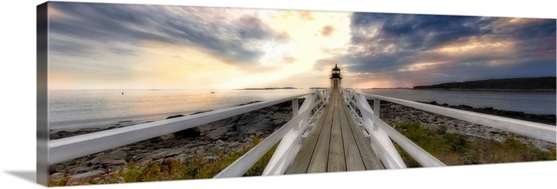 Lighthouse Panoramic | Great Big Canvas