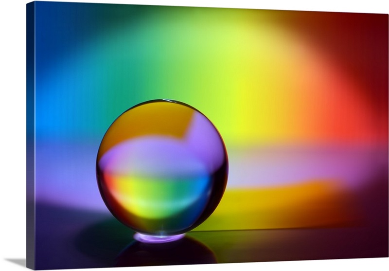 Rainbow sphere | Great Big Canvas
