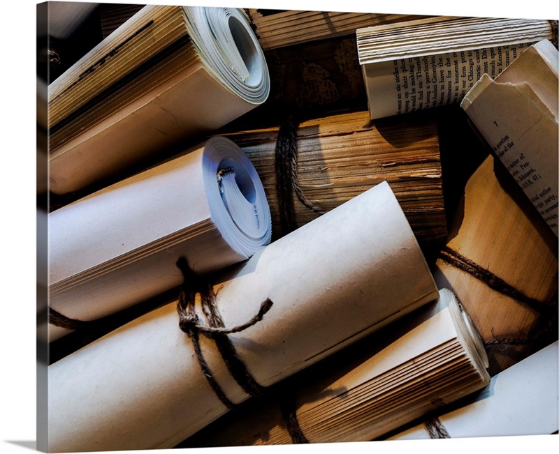 Rolled Books | Great Big Canvas