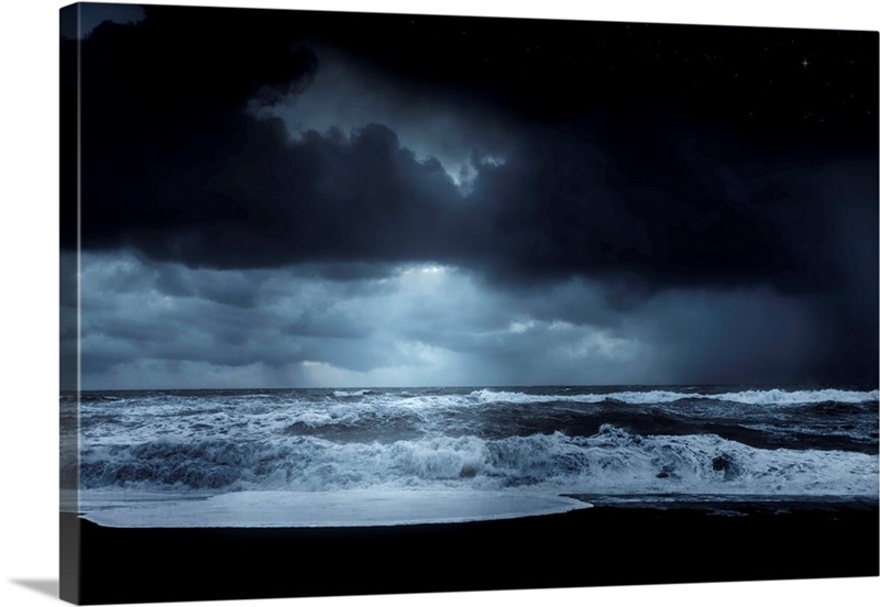 Stars above the sea | Great Big Canvas