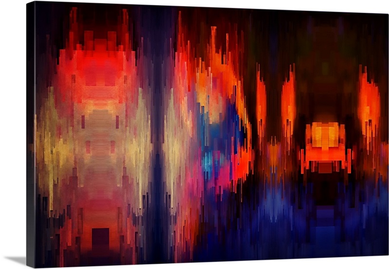 Trippy City Wall Art, Canvas Prints, Framed Prints, Wall Peels | Great ...