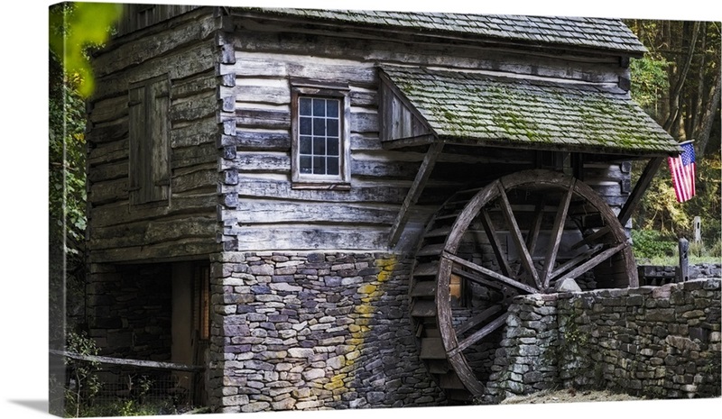 Watermill In Cuttalossa Farm, Bucks County, Pennsylvania | Great Big Canvas