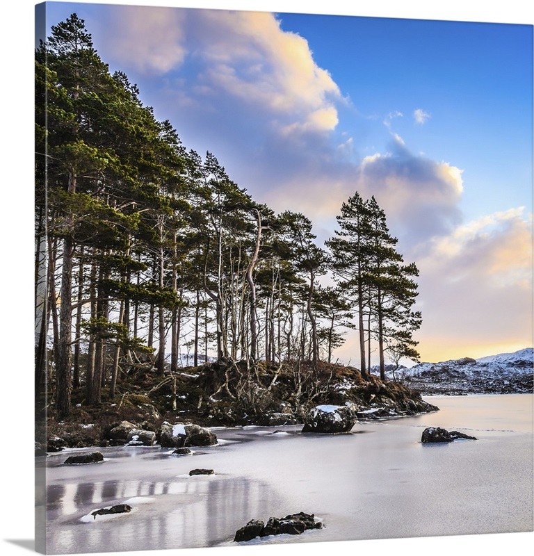 Winter At Loch Druim | Great Big Canvas