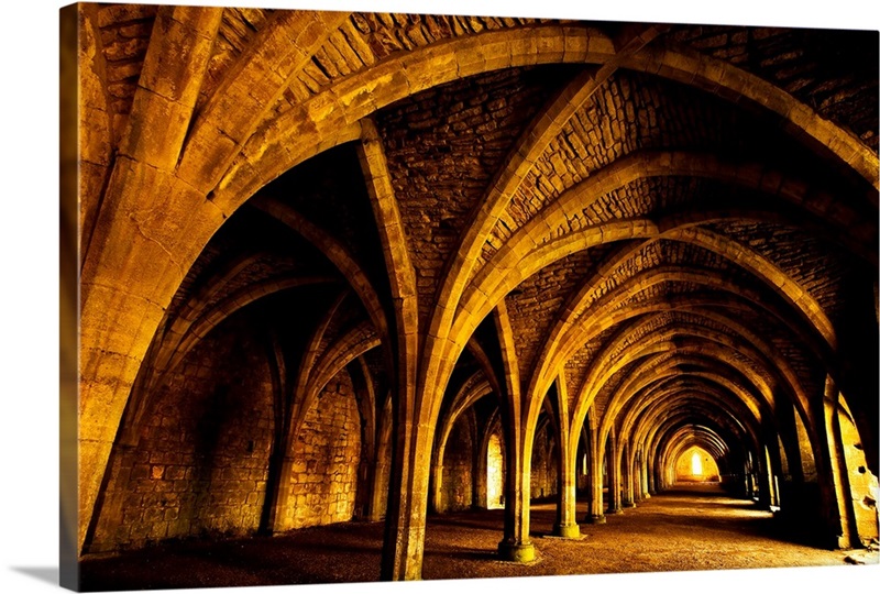 Yellow Arches 2 | Great Big Canvas