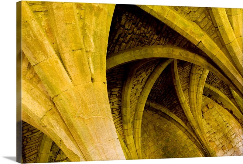 Yellow Arches 3 | Great Big Canvas