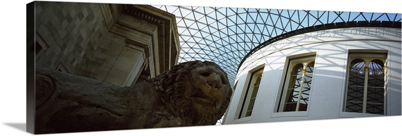 Atrium Interior British Museum London England Wall Art, Canvas Prints ...
