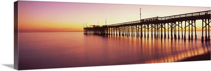 Balboa Pier at sunset, Newport Beach, Orange County, California | Great ...