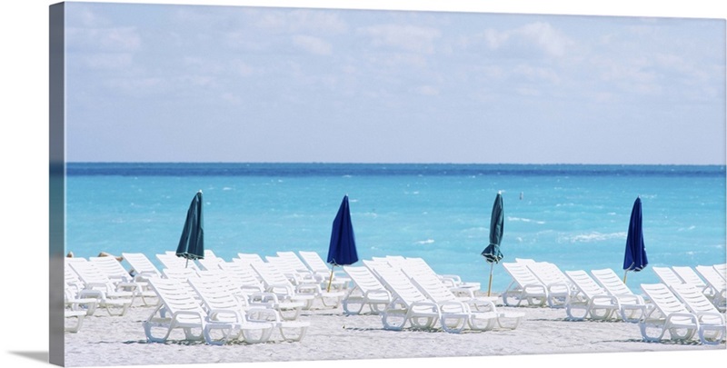 Beach Chairs South Beach Miami Beach FL | Great Big Canvas