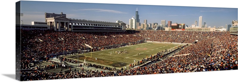 Bears Football Game, Soldiers Field, Chicago, Illinois | Great Big Canvas