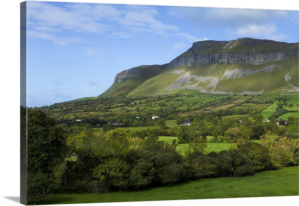 Benbulben and Kings Mountain, County Sligo, Ireland Wall Art, Canvas ...