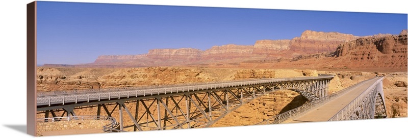 Bridge Across the Colorado River, Lee's Ferry, Marble Canyon, Arizona ...