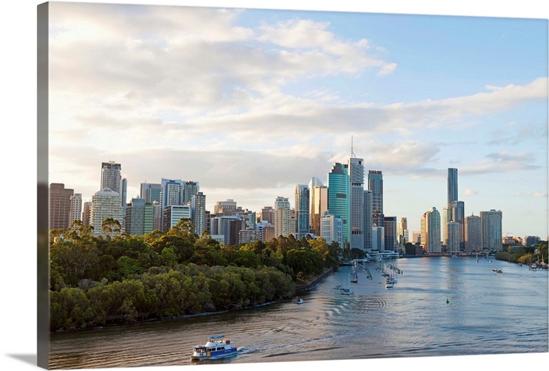 Buildings at the waterfront, Brisbane, Queensland, Australia | Great ...