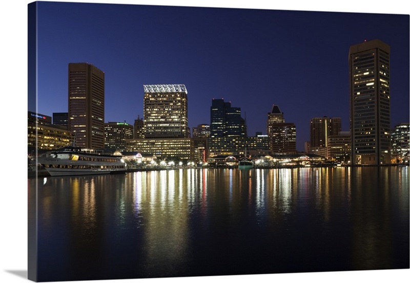 Buildings at the waterfront, Inner Harbor, Baltimore, Maryland | Great ...