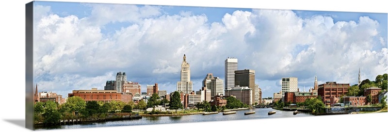 Buildings at the waterfront, Providence River, Providence, Rhode Island ...