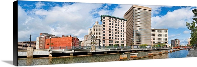 Buildings at the waterfront, Providence River, Providence, Rhode Island ...