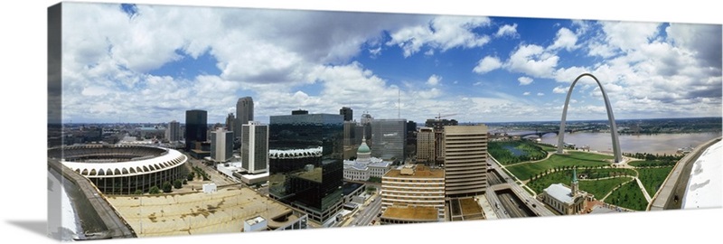 Buildings in a city Gateway Arch St. Louis Missouri | Great Big Canvas