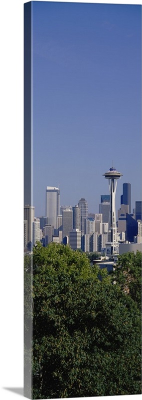 Buildings in a city, Space Needle, Seattle, Washington State | Great ...