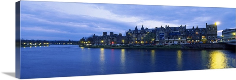 Buildings on the waterfront, Inverness, Highlands, Scotland | Great Big ...