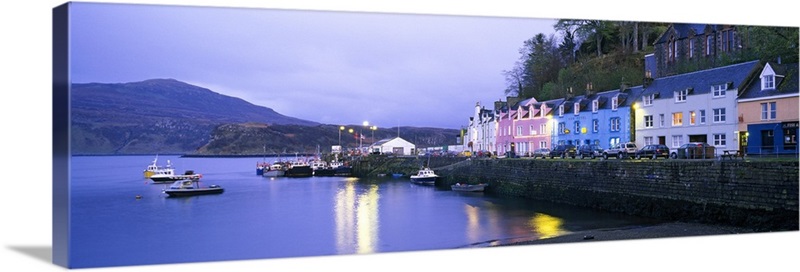 Buildings on the waterfront, Portree, Isle of Skye, Scotland | Great ...