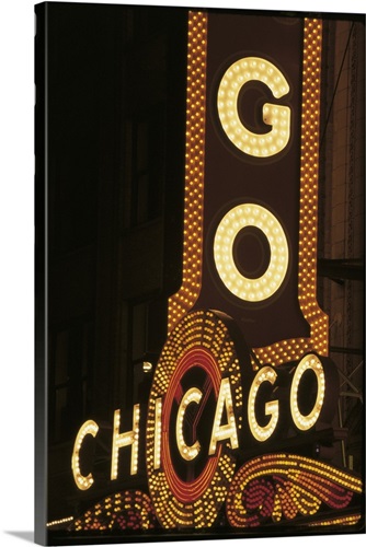 Chicago Neon Sign | Great Big Canvas