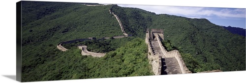 China, View of the Great Wall of China | Great Big Canvas