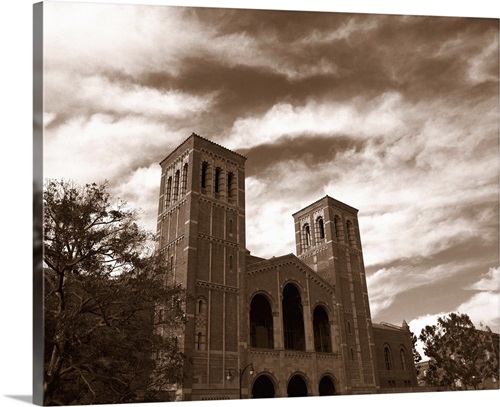 Clouds over the Royce Hall, UCLA, California | Great Big Canvas