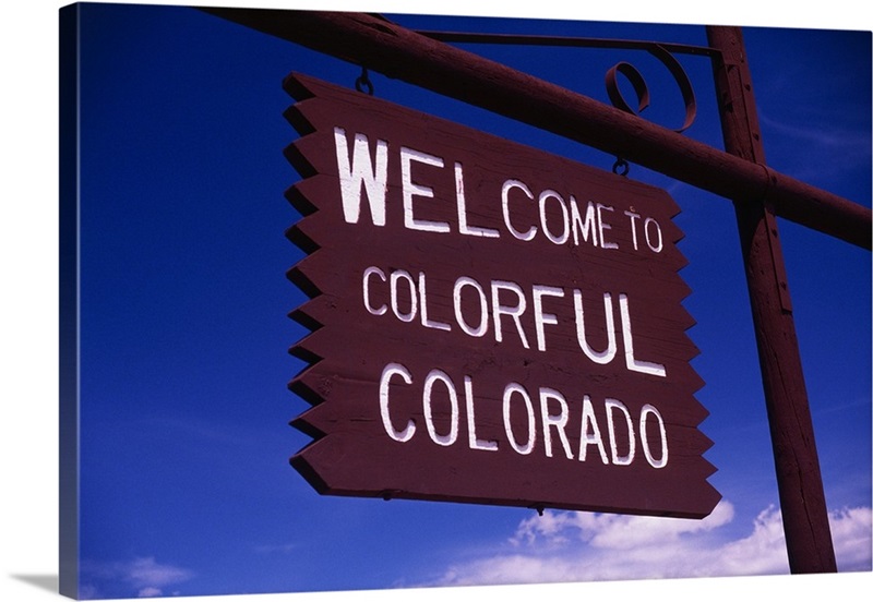 Colorado Road Sign | Great Big Canvas