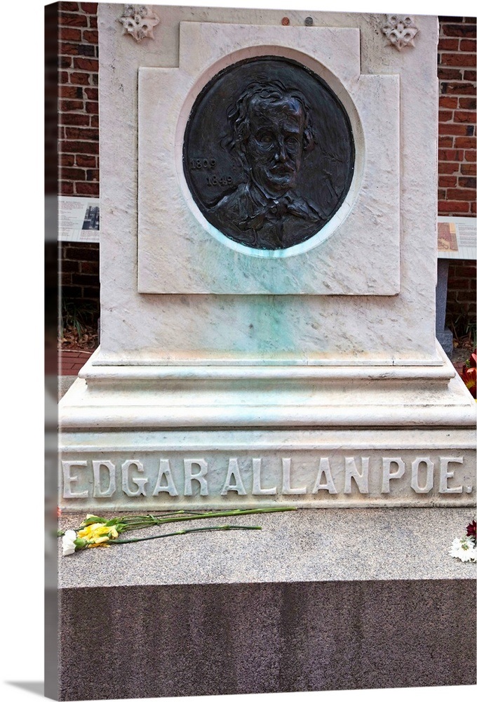 Edgar Allan Poe's Grave, Baltimore, Maryland Wall Art, Canvas Prints ...