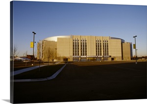 Facade of a building, United Center, Chicago, Cook County, Illinois ...