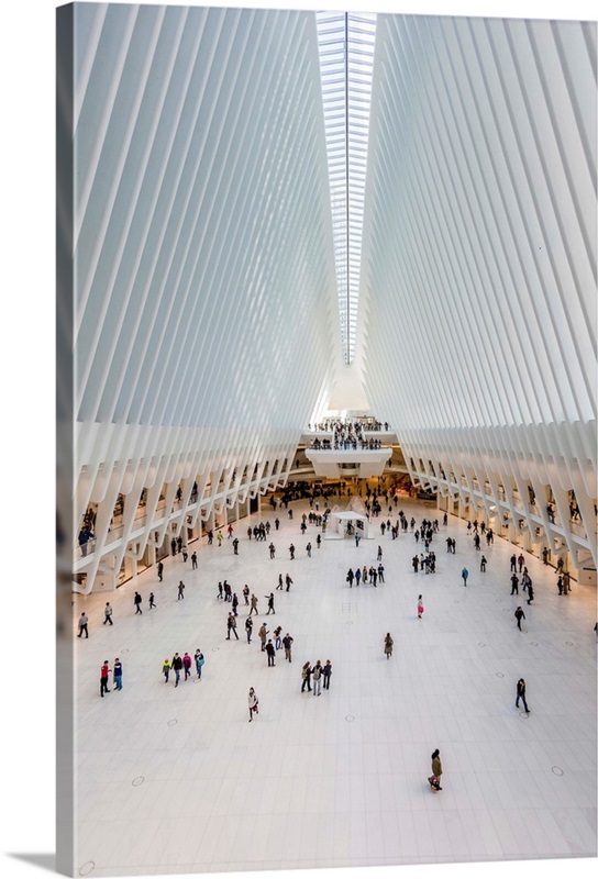 Interior view of Oculus Transportation Hub, NY, NY | Great Big Canvas