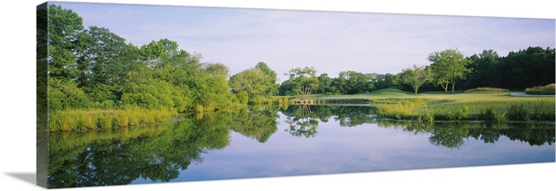 Lake on a golf course, Cape May National Golf Club, New Jersey Wall Art ...