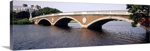 Larz Andersen Bridge Charles River Boston MA | Great Big Canvas